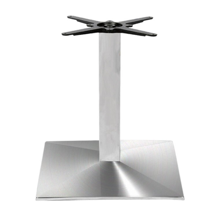 Cebonil Stainless Steel Square Table Base | UAE Furniture and Furnishing